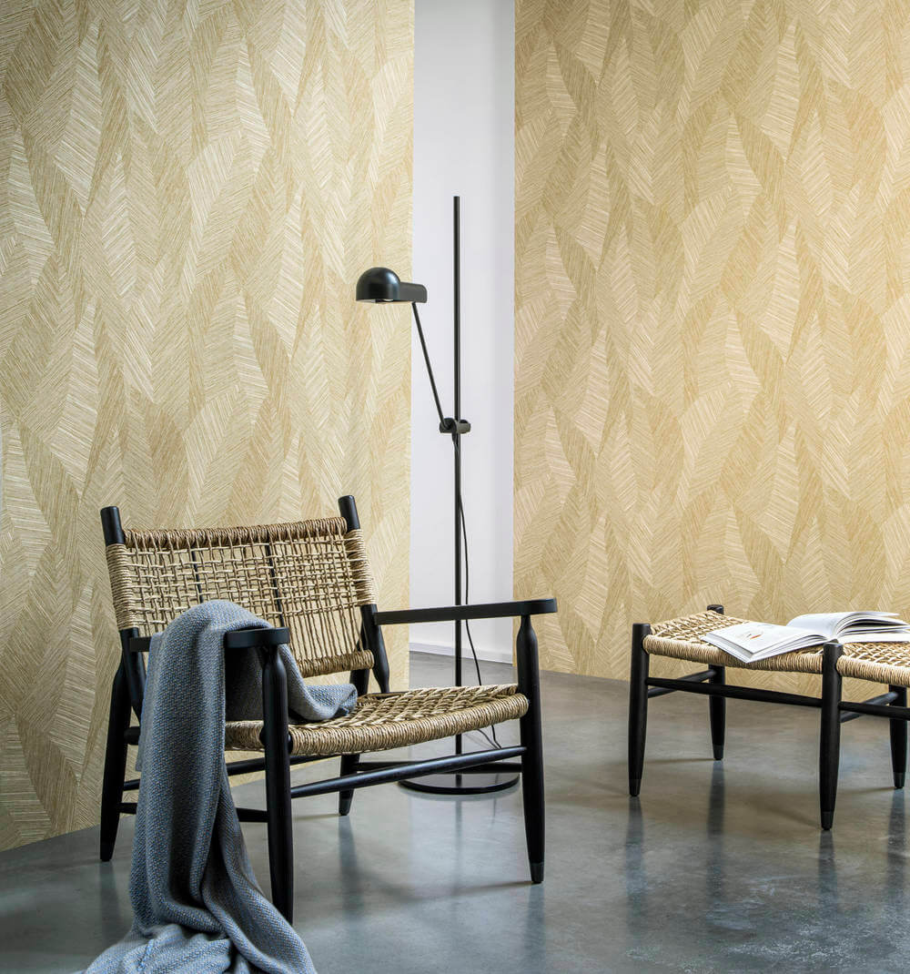 Behang Arte Essentials Tangram Bounty Ochre 24027 - BehangSite.com