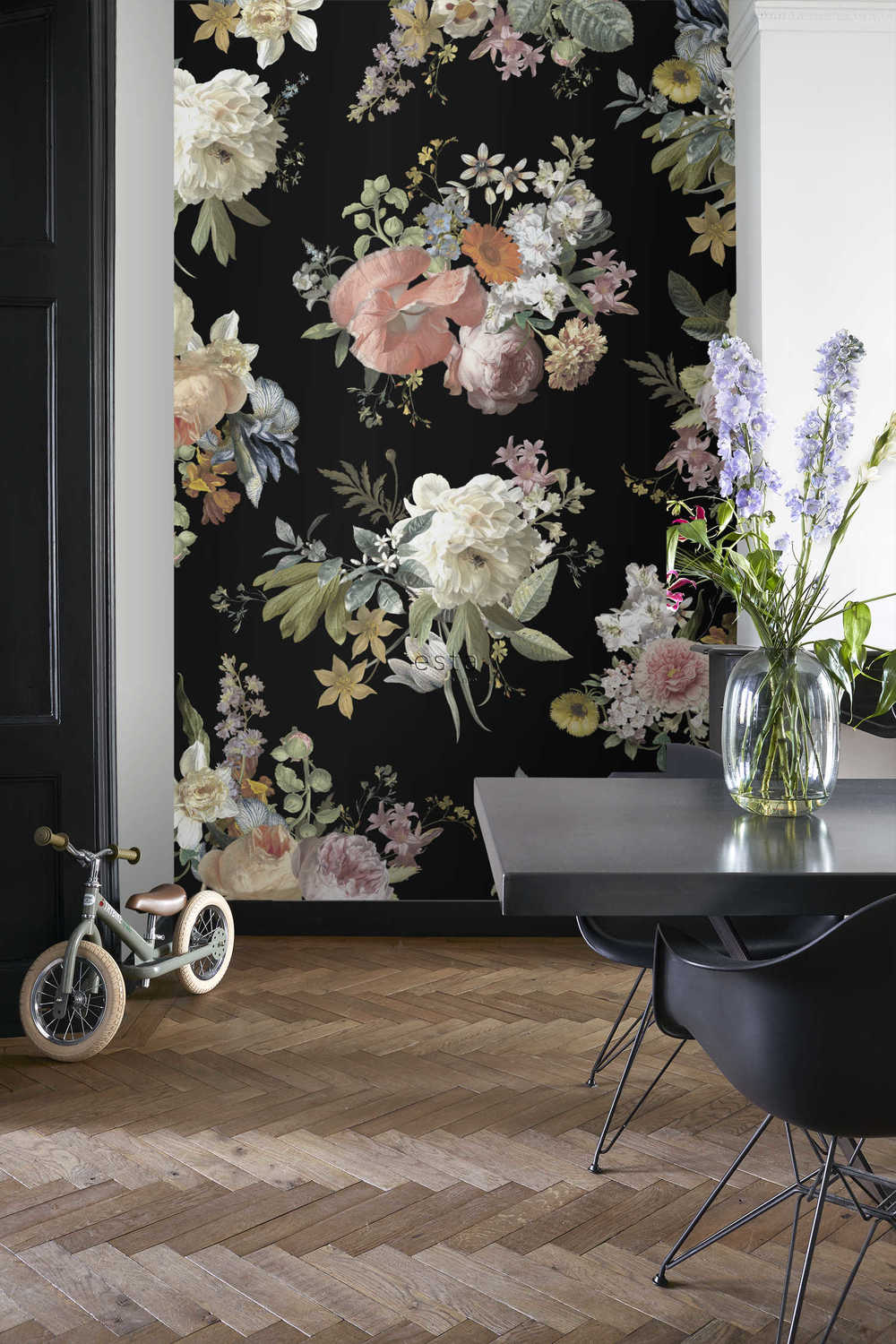 Behang Esta Home Vintage Flowers 159218 - BehangSite.com